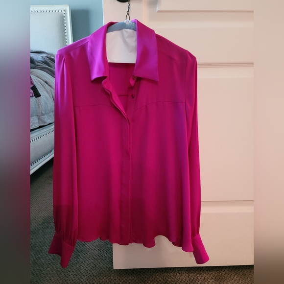 Milly | Tops | Milly Silk Blouse | Poshmark